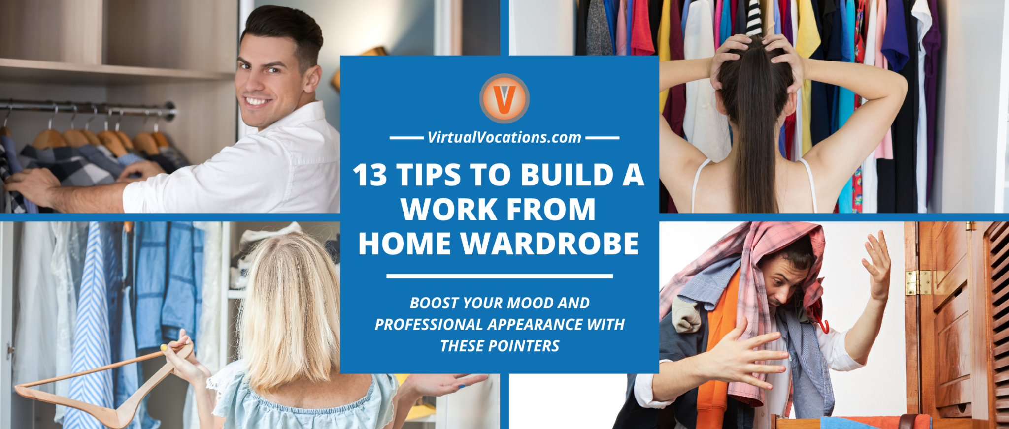 Virtual Vocations's 13 Tips To Build A Work From Home Wardrobe