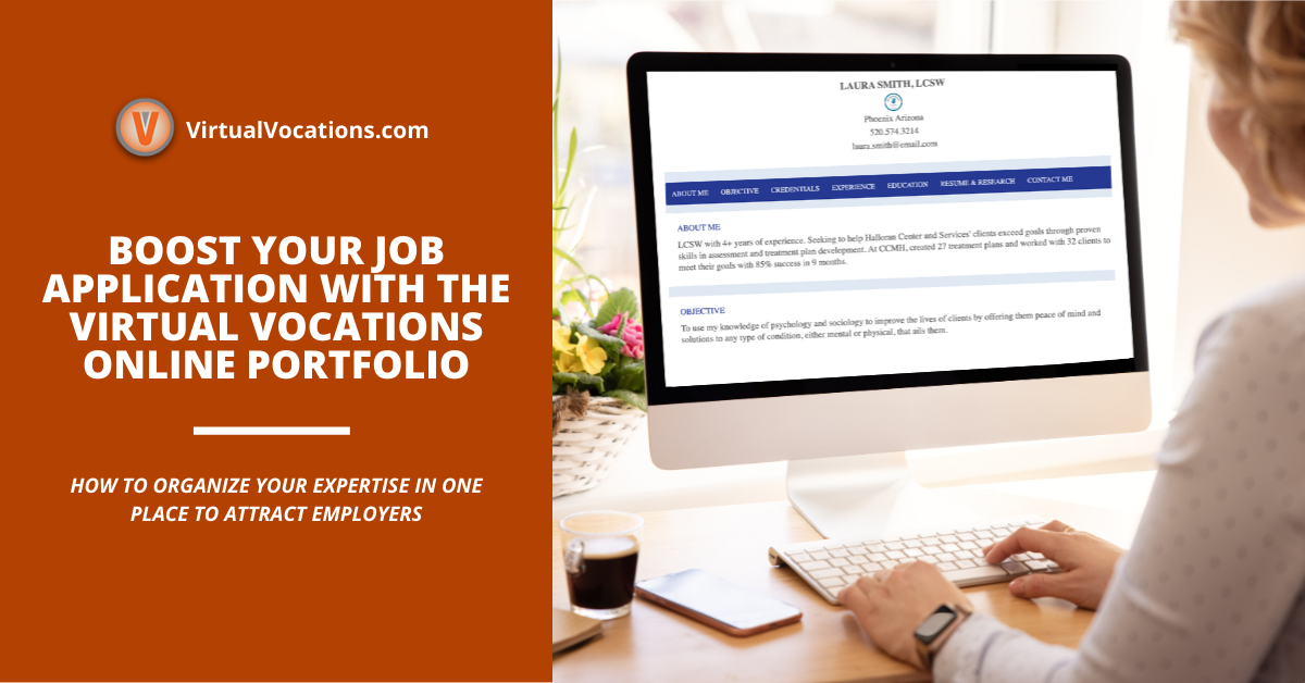 Boost Your Application with the Virtual Vocations Online Portfolio
