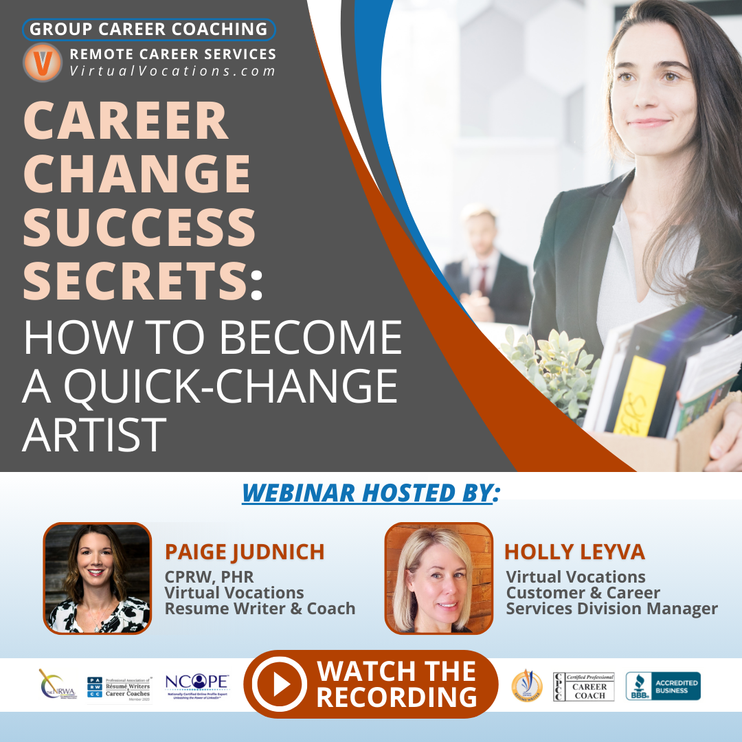 6 Ways to Change Careers Without Starting Over - Virtual Vocations