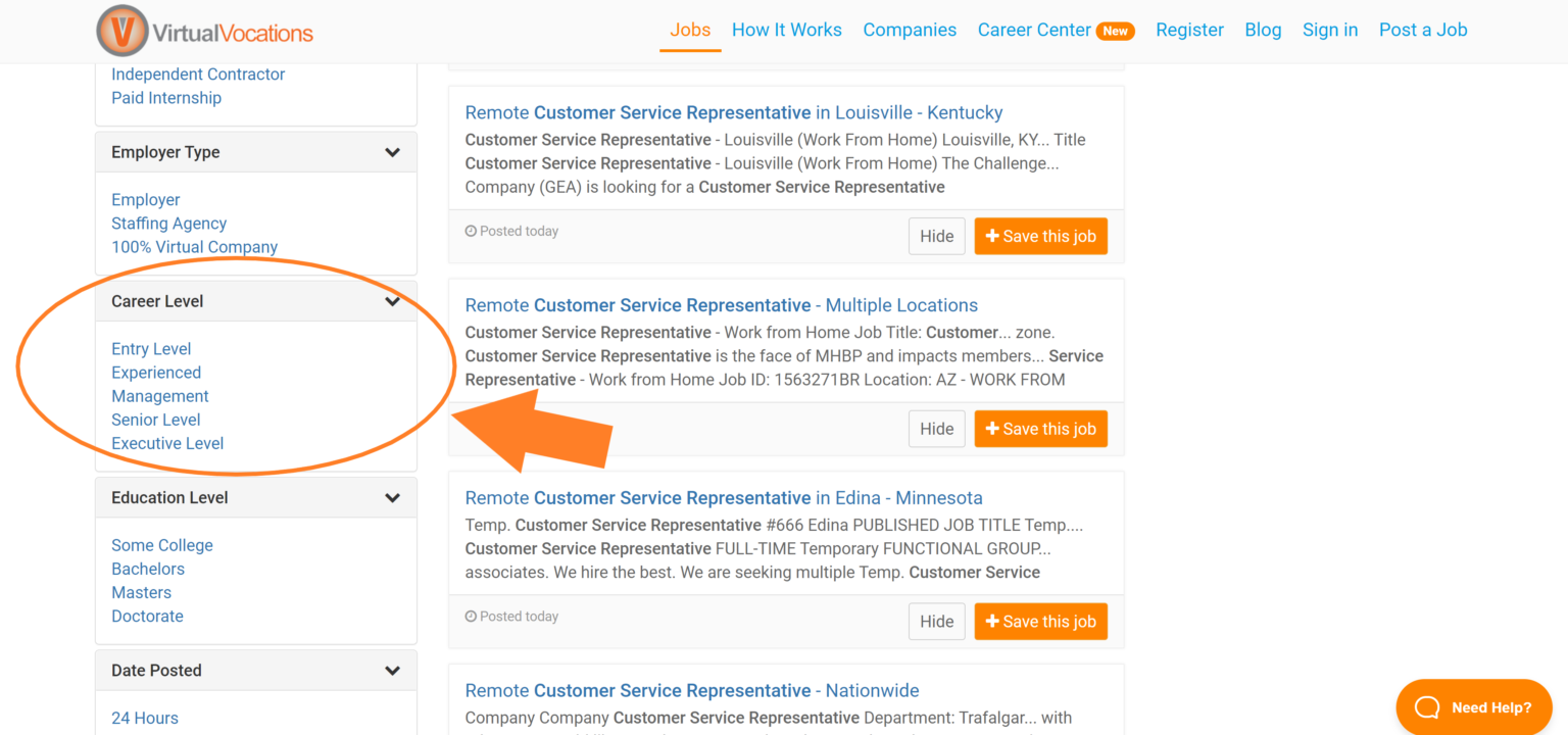 How to Use Job Search Filters in Our Remote Work Database
