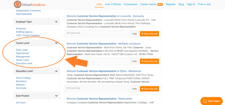 How to Use Job Search Filters in Our Remote Work Database