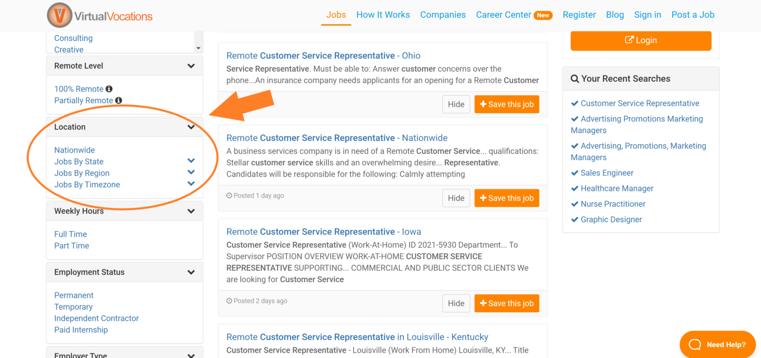 How to Use Job Search Filters in Our Remote Work Database