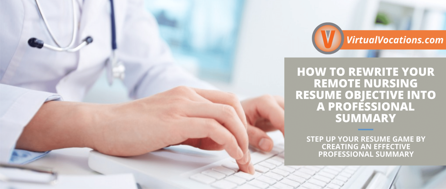 7 Resume Formats to Land a Remote Job - Remote Work From Home Job ...