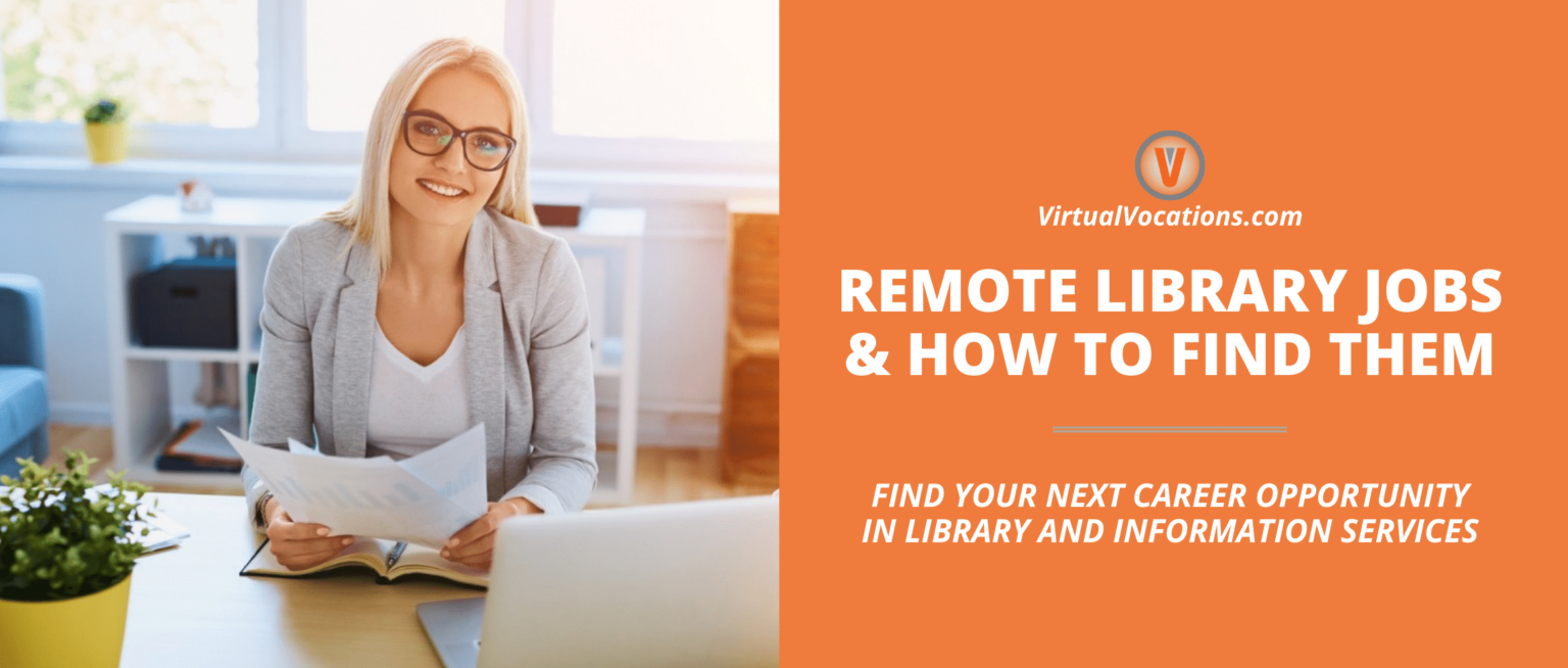 Remote Library Jobs & How to Find Them - Virtual Vocations