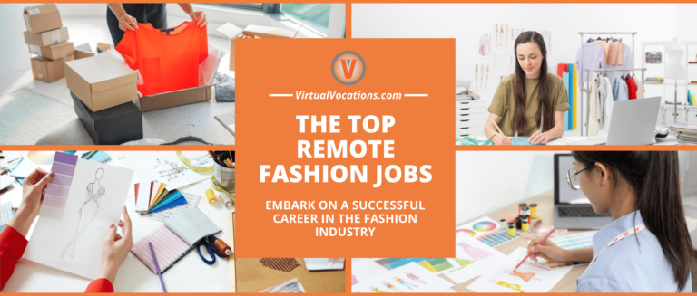The Top Remote Fashion Jobs - Virtual Vocations