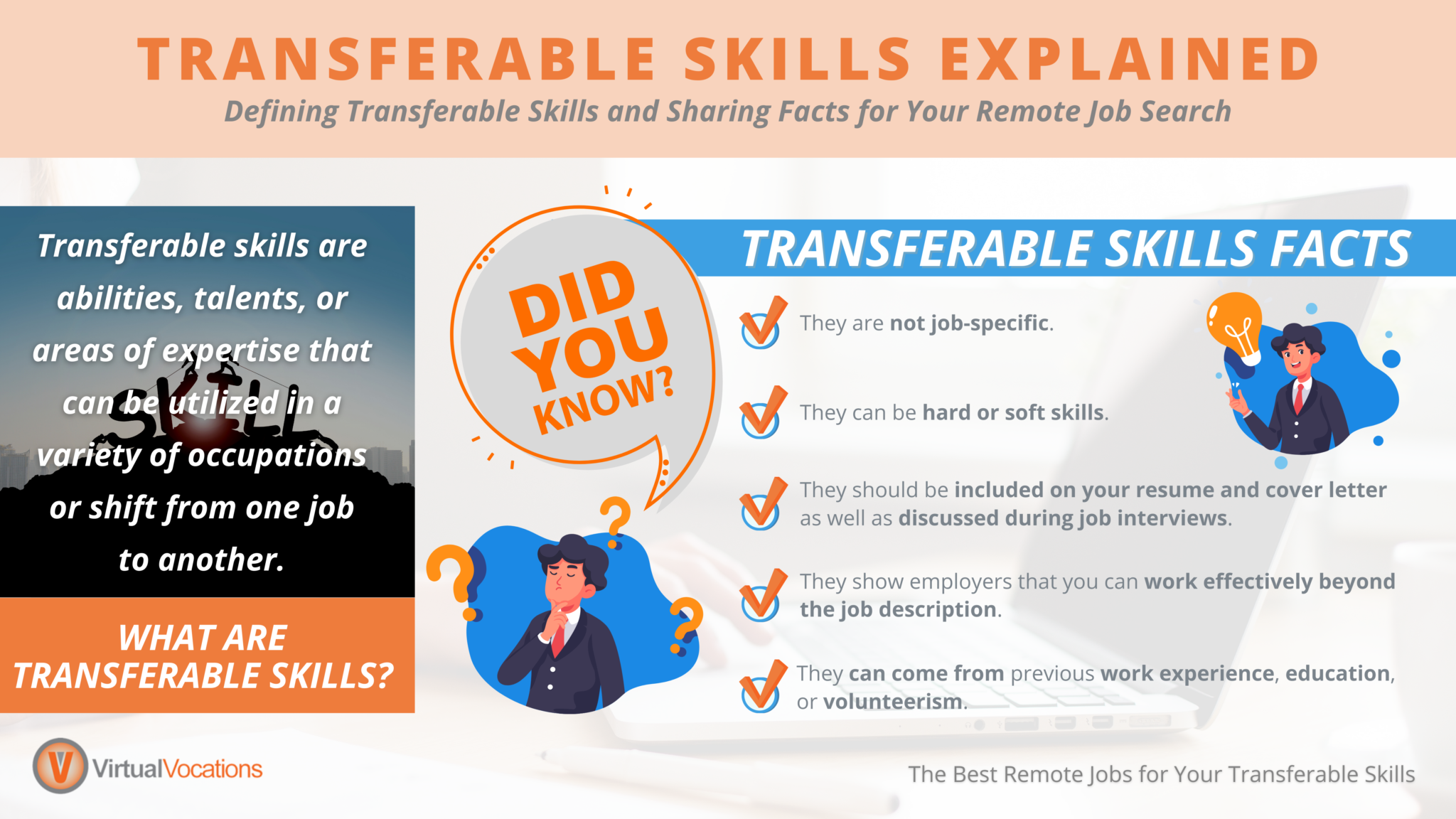 The Best Remote Jobs for Your Transferable Skills - Virtual Vocations