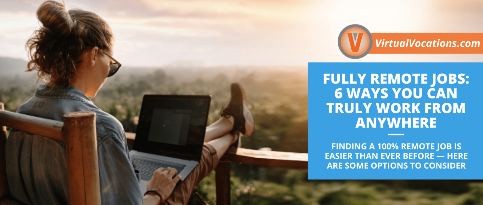 Remote Work From Home Job Search Tips and Advice