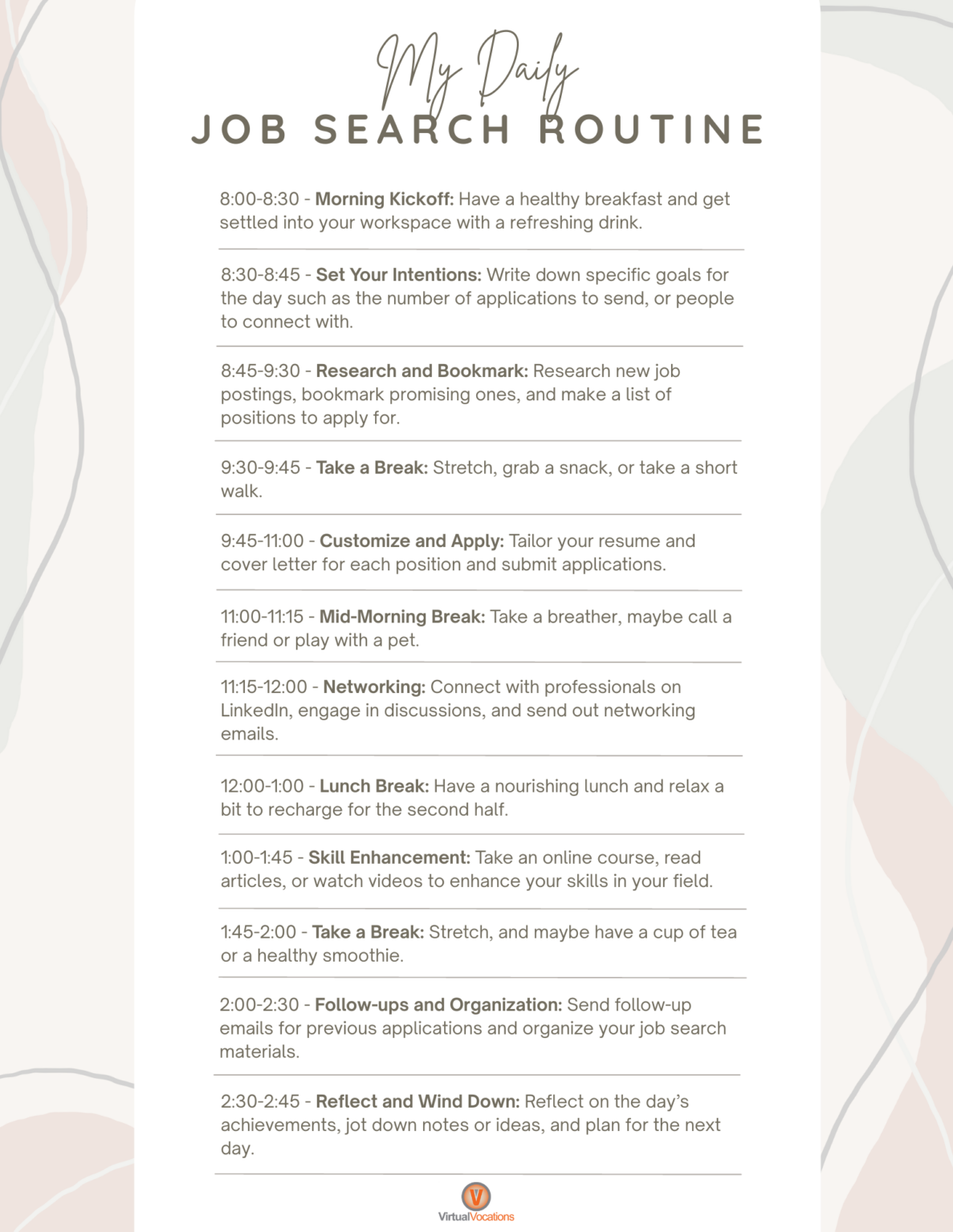 How to Create a Daily Job Search Routine for Remote Work Opportunities