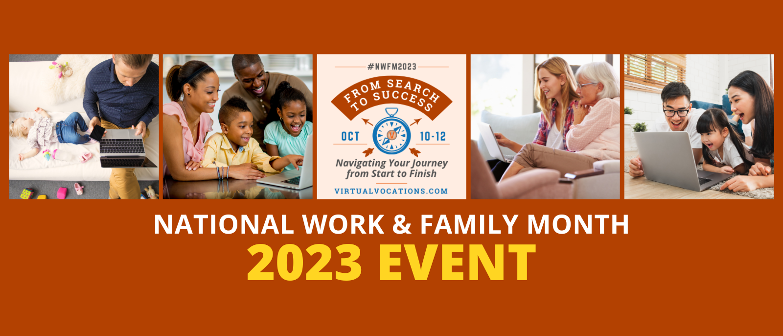 National Work and Family Month 2023 - Remote Work From Home Job Search ...