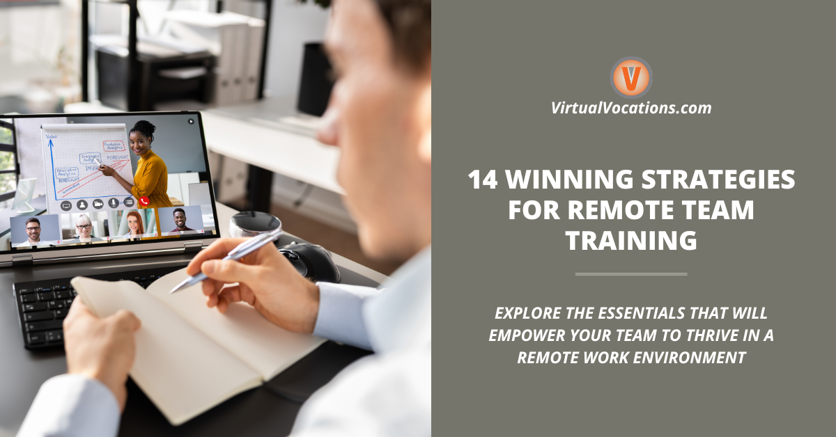 14 Winning Strategies for Remote Team Training - Remote Work From Home ...