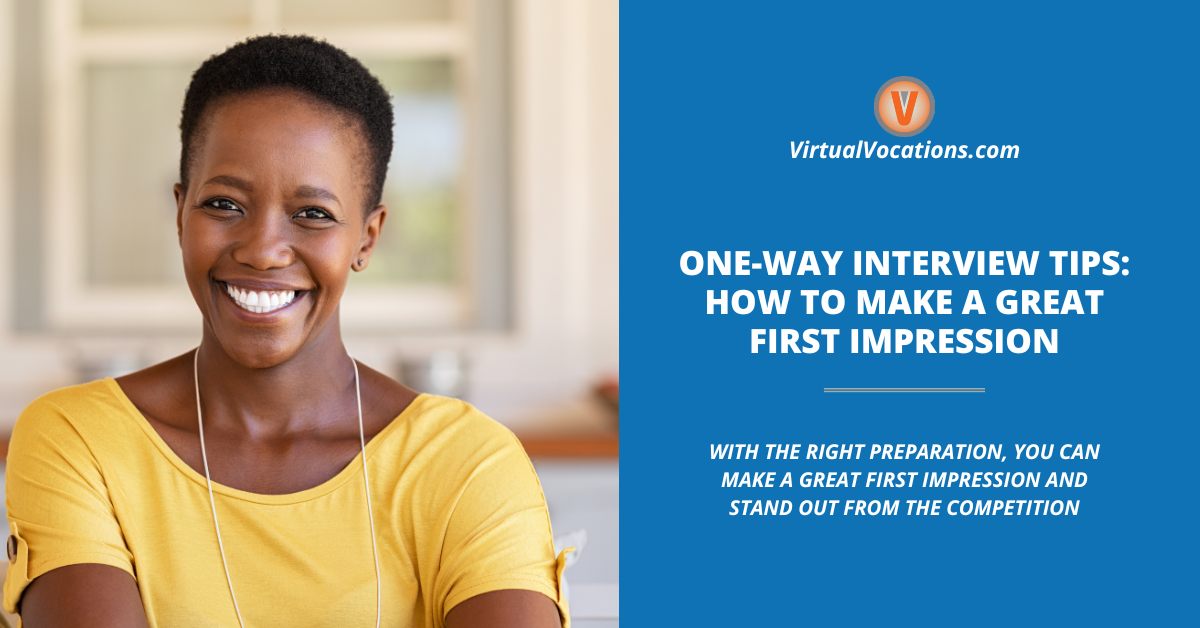 One-Way Interview Tips: How to Make a Great First Impression - Remote ...