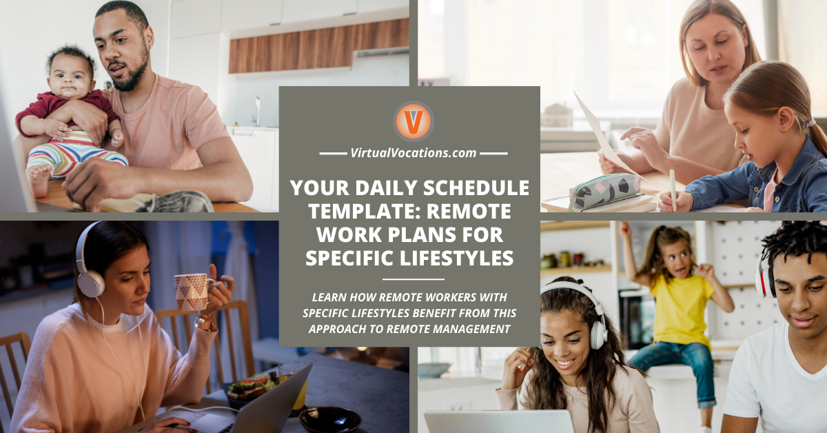 Your Daily Schedule Template: Remote Work Plans for Specific Lifestyles ...