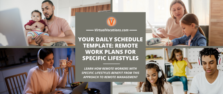 Your Daily Schedule Template: Remote Work Plans for Specific Lifestyles ...
