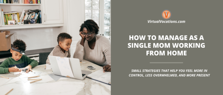 6 Tips for Parents Working From Home With Children