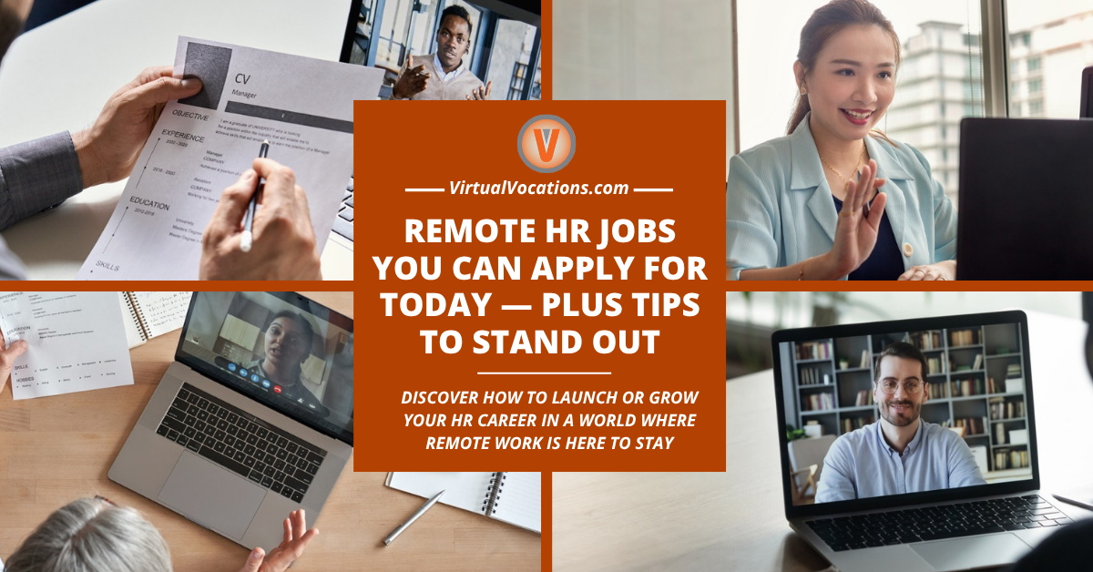 Remote HR Jobs You Can Apply for Today — Plus Tips to Stand Out ...