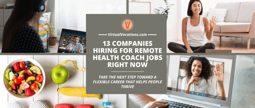 13 Companies Hiring for Remote Health Coach Jobs Right Now - Remote ...